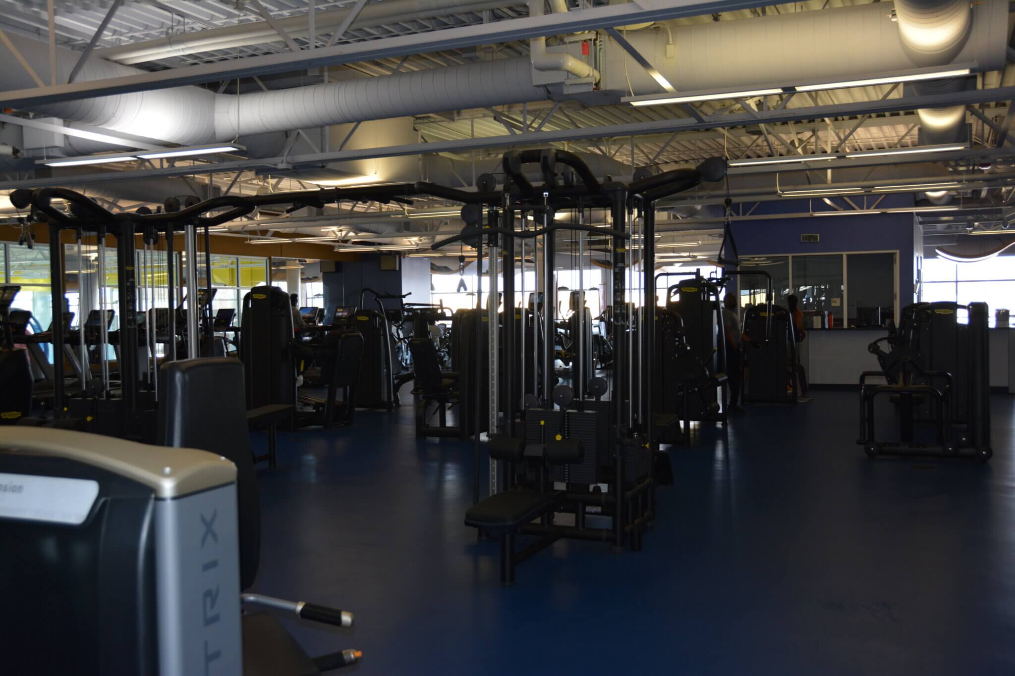 Cardio equipment includes treadmills, stationary and recumbent bikes ...